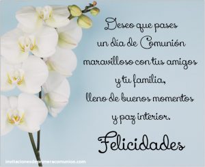 Las 20 mejores Frases para felicitar por la Primera Comunión