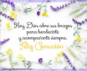 Las 20 mejores Frases para felicitar por la Primera Comunión